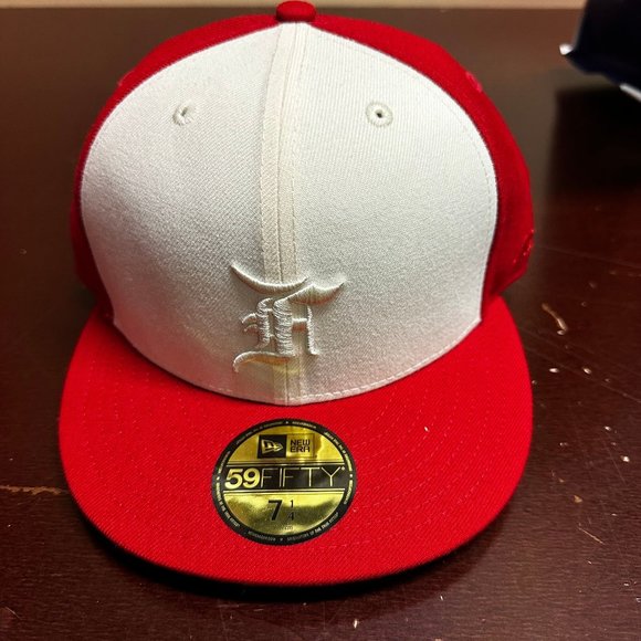 New Era | Accessories | New Era Mens White Red Fear Of God Essentials X ...